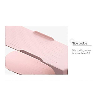 Dalovy Shoe Racks Storage,10Pcs Adjustable Shoe Rack ， Storage Stand Support Slot Space Saving Cabinet Closet Shoe Holder Fourth Gear Adjustable Shoe Rack Household Items(Color : Green)