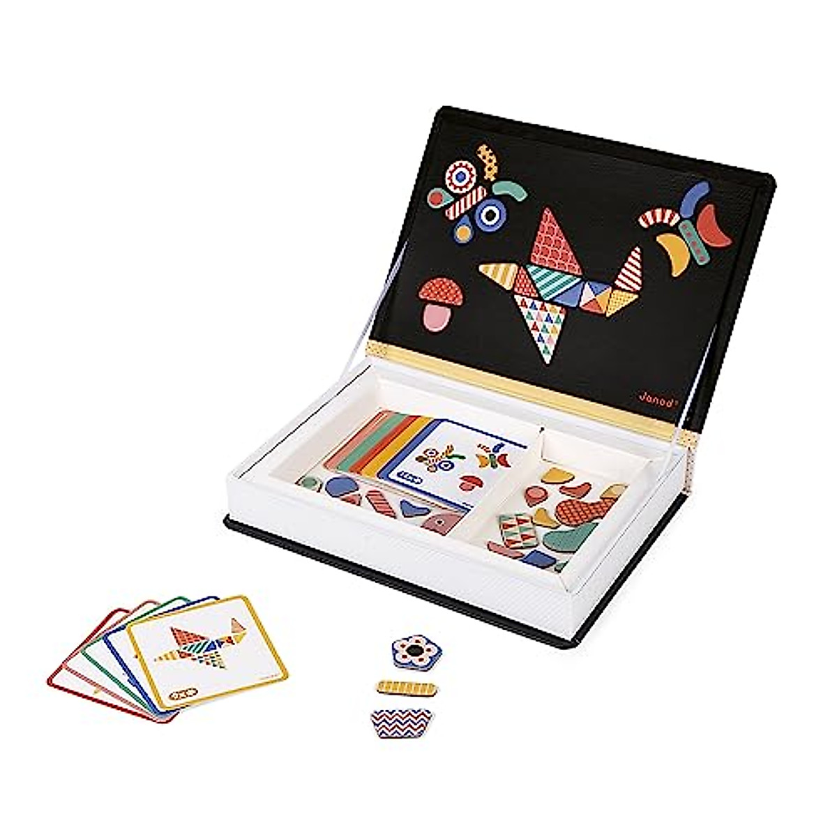 Janod J02720 Moduloform Magneti'Book, Black