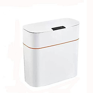 CZDYUF Smart Sensor Rechargeable Automatic Trash Can Kitchen Living Room Bathroom Home Induction Garbage Bin