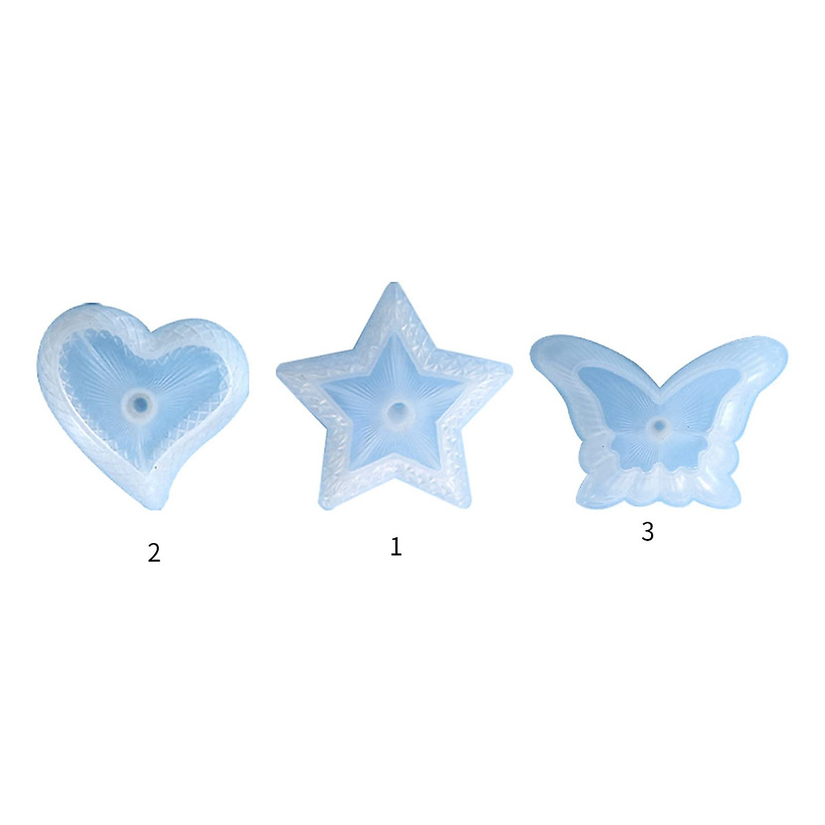 3D Love Heart Tray Resin Molds,Epoxy Crystal Jewelry Box Molds Storage Tray Resin Casting Mold for Jewelry Making