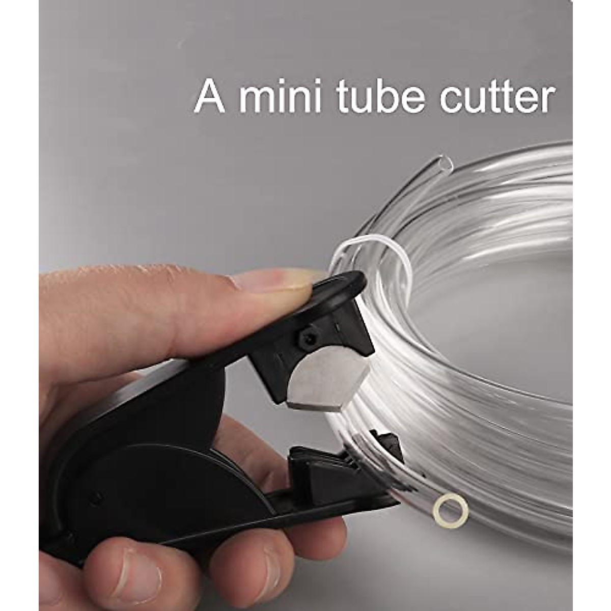 Clscea Aquarium Premium CO2 Proof Tubing PU Rigid Tube Clear 4/6mm 5m (16ft)