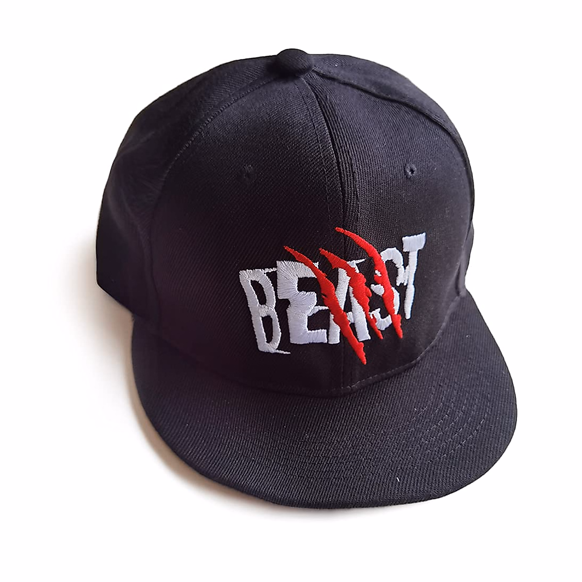 Double Fashion Couple Snapbacks Matching Beauty&Beast Snapbacks Baseball Cap Flatbill Hip Hop Hats Adjustable (Lip&Paw-2), One Size