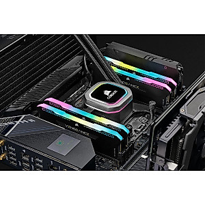 CORSAIR VENGEANCE RGB PRO SL 64GB (4x16GB) DDR4 3600 (PC4-28800) C18 1.35V Desktop Memory - Black