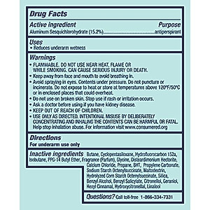 Degree Antiperspirant Dry Spray Pure Fresh 3 Count Anti White Marks and Yellow Stains Deodorant for Women 3.8 oz(Pack of 3)