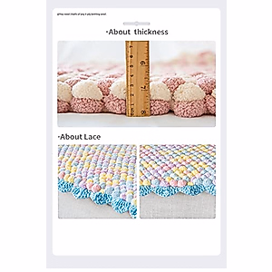 3 Pack Pomp-A-Doodle Yarn, Used for Car seat Cushion, Baby Blanket and Other DIY Knitting Yarn Craft Projects (Bean Paste)