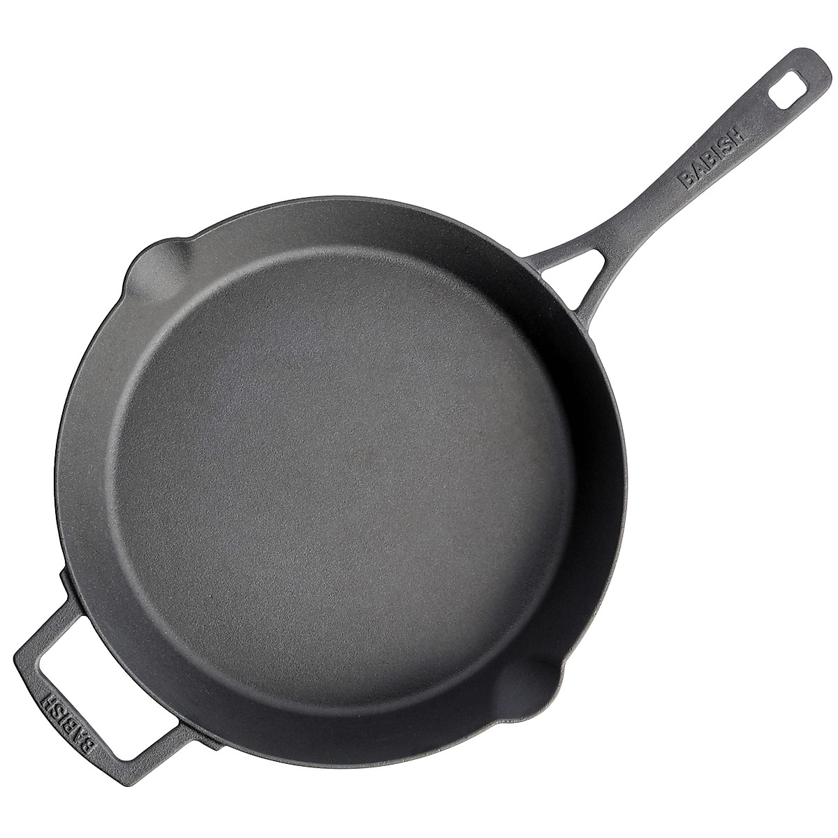 Babish Cast Iron Preseasoned Skillet, 12-Inch
