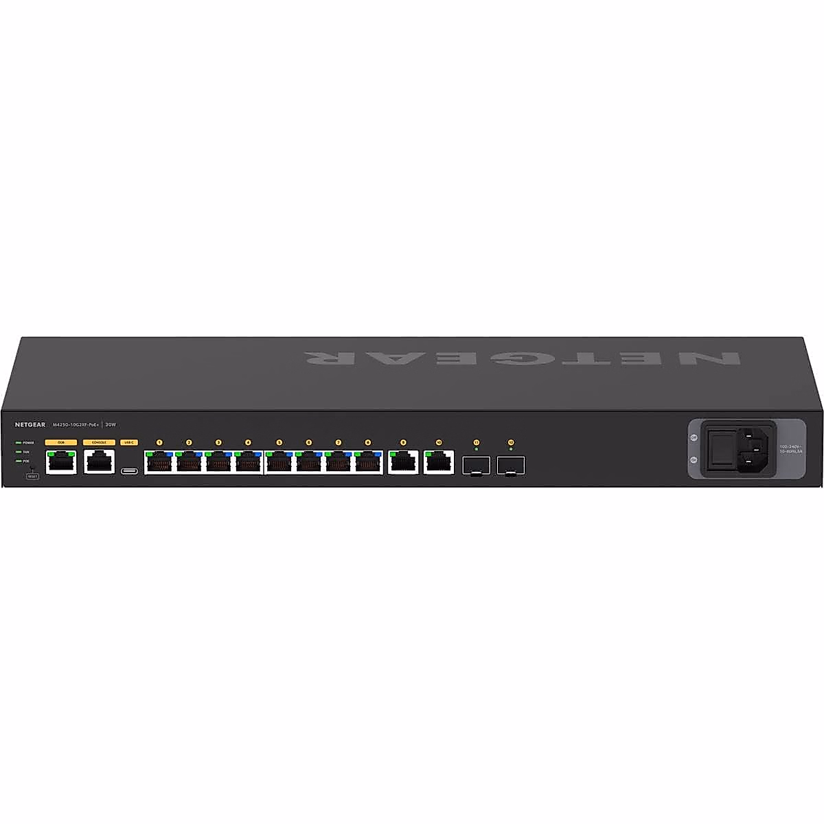 Netgear AV Line M4250-10G2XF-PoE+ 12-Port 240W Managed Switch
