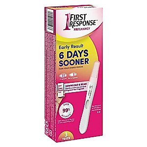 First Response Early Result Pregnancy Test, 3 Pack (Packaging & Test Design May Vary)