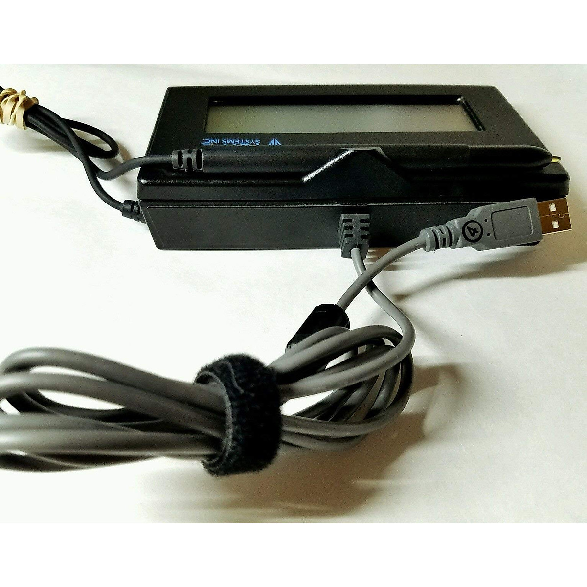 TOPAZ SignatureGem T-LBK462-HSB-R 1X5 Backlit LCD Signature Capture Pad USB Connection (Renewed)