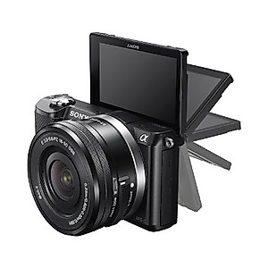 Sony Alpha a5000 Mirrorless Digital Camera with 16-50mm OSS Lens (Black)