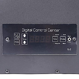 Electric Wood Pellet Smoker Grill Intelligent Digital Temperature Controller DIY Outdoor Pellet Grill Wood Pellet Grill & Smoker for BBQ Outdoor, Bake, Roast, Braise, US Plug