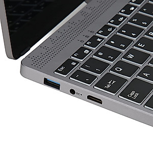 GLOGLOW Office Laptop, Business Laptop Fingerprint Reader 15.6in Touchscreen 12GB DDR5 RAM for Family (US Plug 1TB)