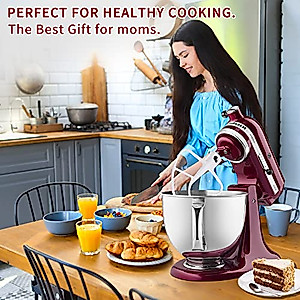 K45B Coated Flat Beater for KitchenAid Mixer, Kitchen Aid Mixer Accessory Kitchenaid Mixer Attachments Kitchenaid Mixer Paddle Stand Mixer Attachment, Mixer Accessory Replace WPW10672617 W10672617