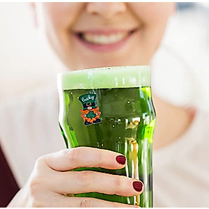 St. Patricks Day Gnome Wine Glass Charms - 6 Magnetic Drink Markers for your St. Pats Party