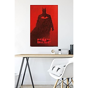 Trends International DC Comics Movie The Batman - Batman Teaser One Sheet Wall Poster, 22.375" x 34", Unframed Version