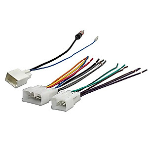 Strpump for Old Toyota Camry RAV4 Prado Highlander FJ Cruiser Sienna Aftermarket Radio Stereo Install Power Speaker Wire with Antenna Adapter Harness