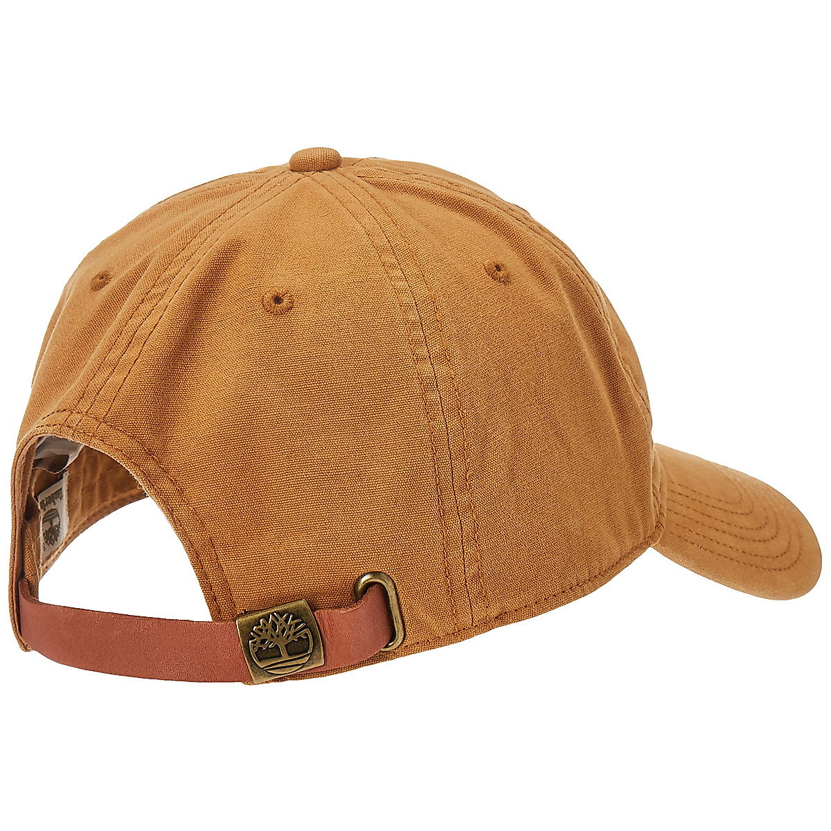 Timberland Men's Cotton Canvas Baseball Cap, Wheat/Flat Logo, One Size