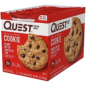 Quest Nutrition High Protein Peanut Butter Cups, Cookies and More Snack Bundle (12 Count)