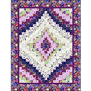 Northcott Deborahs Garden Butterfly White/Multi, Fabric by The Yard