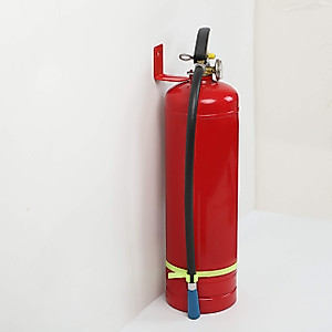 4 Pack of Fire Extinguisher Mount, Wall Hook, Fire Extinguisher Bracket up to 40 lbs Extinguishers, Suitable for Big and Small Fire Extinguisher, Holder for Dry Chemical and Water Extinguishers