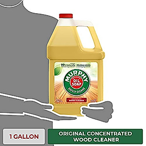 Murphy 70481465315 OIL SOAP Wood Cleaner, Original, Concentrated Formula, Floor Cleaner, Multi-Use , Finished Surface Cleaner, 128 Fluid Ounce (US05480A)