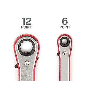 TEKTON 2210 Ratchet Box End Wrench Set, Metric, 5-Piece [Older Model]