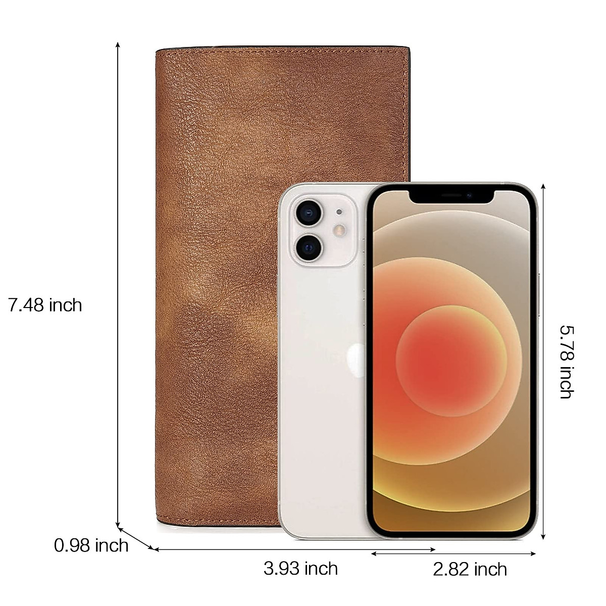 BOSTANTEN Womens Leather Wallets RFID Blocking Large Capacity＆Leather 15.6 inch Laptop Backpack Computer Bag