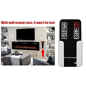 GENGQIANSI Replacement Remote Control for Zokop 3D Electric Firebox Indoor Fireplace Heater