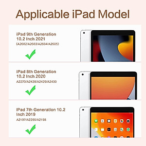 Lokigo New iPad 10.2 Case for iPad 9th Generation Case/iPad 8th Gen/iPad 7th Gen 10.2 Inch iPadCase for Kids Multi-Angles Viewing iPad Cover 9th Generation Case,Turtle