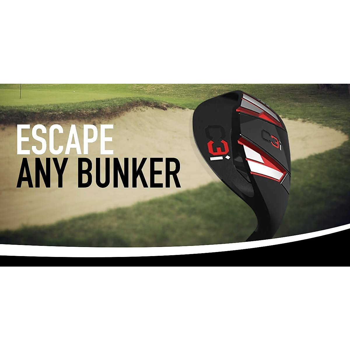 C3i Sand Wedge & Lob Wedge–Premium Right Hand Golf Wedge- Escape Bunkers in One, Easy Flop Shots– Legal for Tournament Play, Quickly Cuts Strokes from Short Game- High Loft Golf Club