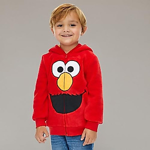Sesame Street Elmo Infant Baby Boys Zip-Up Costume Hoodie Elmo 18-24 Months