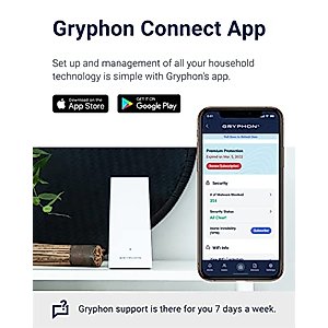 Gryphon AX – Ultra-Fast Mesh WiFi 6 Parental Control Router – Advanced Content Filters and Next-Gen Firewall - 4.3 Gbps Across 3,000 sq. ft. per Router for Multi-Device Households