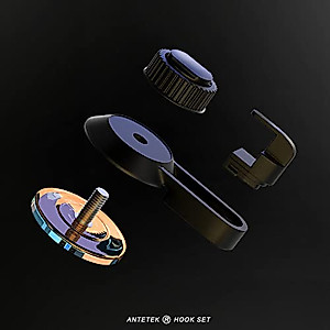 Antetek Suction Cup Hooks,Removable and Reusable Heavy Duty Vacuum Inside Shower Hooks for Glass Wall Window and Bathroom Kitchen Suction Hanger for Towel Loofah Wreath Bag and Coat (2 Pack)