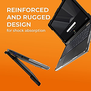 Gumdrop SlimTech Case Fits Acer Chromebook Spin 511/R753T (2-in-1). Designed for K-12 Students, Teachers and Classrooms – Drop Tested, Rugged, Shockproof Bumpers for Reliable Device Protection – Black