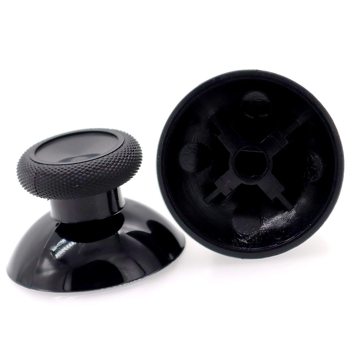 Deal4GO 2 Pack Replacement OEM Concave Analog Thumbsticks Set for Xbox one Controller Rubber Joystick Grips (Grey)