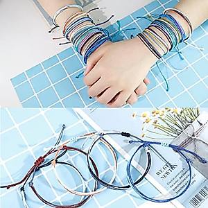 Long tiantian Summer Surfer Bracelets for Women Boho Waterproof Beach Bracelets for Teen Girls Cute Ankle Bracelets for Women
