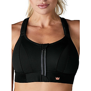 SHEFIT Ultimate Sports Bra for Women, High Impact Sports Bra, Black, 3X (3 Luxe)