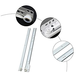 Ciieeo 2 Sets Drawer Slides Ball Bearings PC Keyboard Desk Tray Cabinet Drawer Bearing Slides Cabinet Slider Table Keyboard Slides Heavy Duty Slides Bearing Tray Slide Cupboard Slideshow