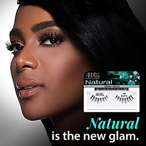 Ardell Natural Lashes False Eyelashes 102 Black Demi (4 pack)