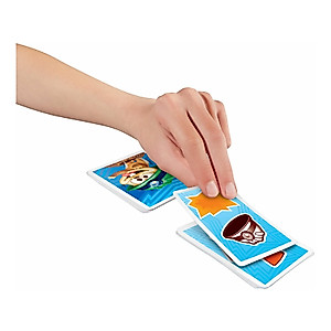 Mattel Games WHAC-A-MOLE Match-A-MOLE Kids Card Matching Game with Mole Smackers for 2 to 3 Players 5 Year Old & Up