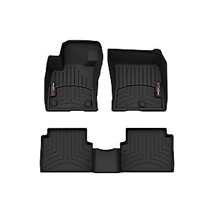 WeatherTech Custom Fit FloorLiners for Ford Maverick - 1st & 2nd Row (441642-1-3), Black