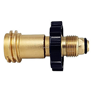 DOZYANT Universal Fit Propane Tank Adapter Converts POL to QCC1 / Type 1 with Wrench, Propane Hose Adapter Old to New Connection Type