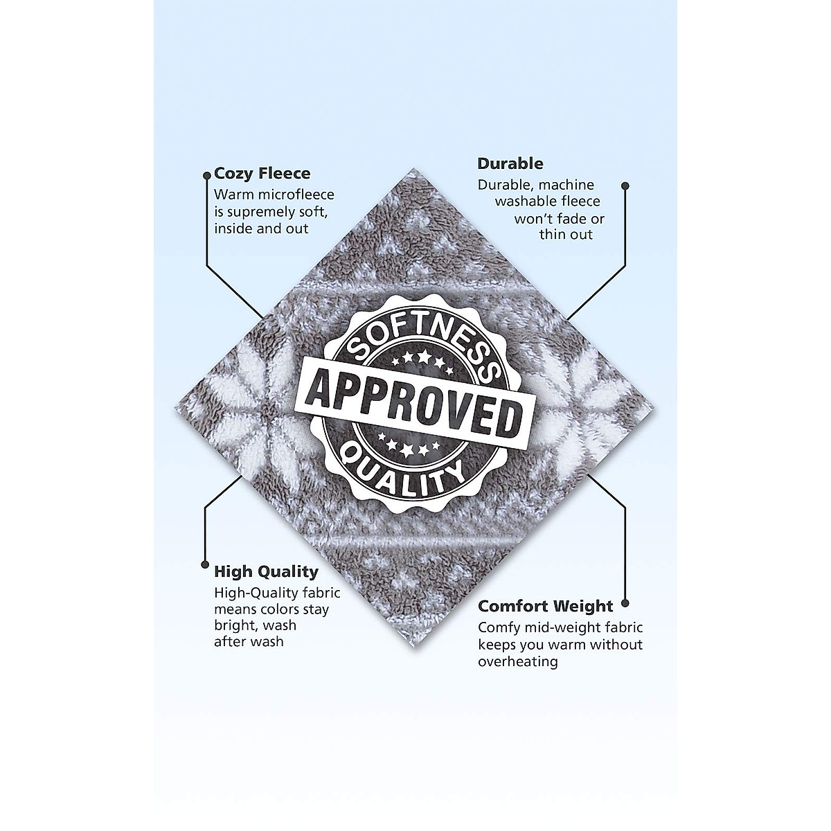 PajamaGram Family Pajamas Matching Sets - Christmas Onesie, Gray, Pets, SM