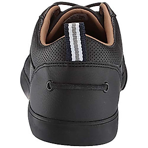 Lacoste Mens Bayliss Sneaker, Black/Black, 10