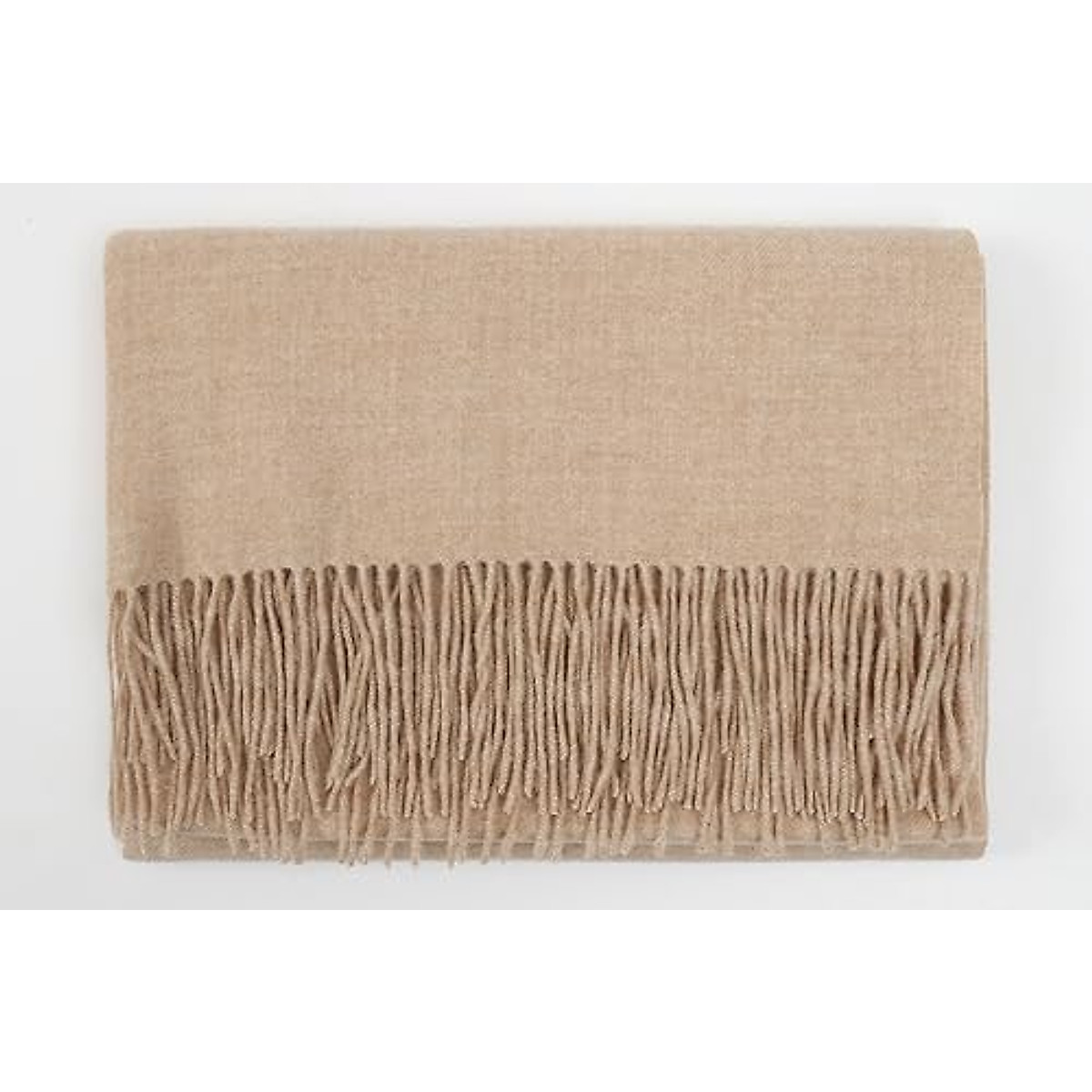 RIIQIICHY Winter Scarf for Women Beige Pashmina Shawls Wraps for Evening Dresses Large Warm Soft Scarves