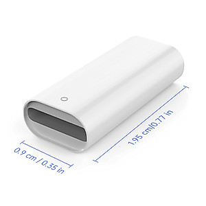 Hiicopa Charger Adapter Compatible with Apple Pencil 1st Generation, Female to Female Charging Connector for iPad Pen 1st Gen - 2 Pack