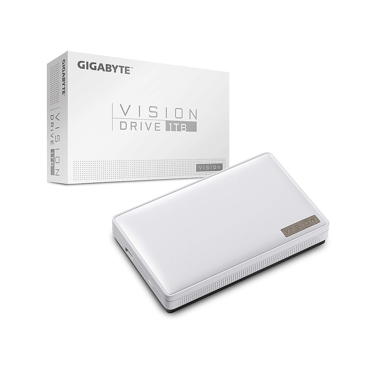 GIGABYTE GP-VSD1TB (External SSD/ 1 TB/ USB3.2 Gen2x2 (Type C)/ Military Grade Shock Resistant/High Performance/Carbon Heat Spreader/Wide Temp./ 3D TLC NAND/Professional & Gaming SSD)
