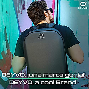 Black Smart LED Backpack, Customizable Laptop Backpack, Travel Laptop Backpack For Adult and College Students. Need Plug in the power bank to use,15.5Inch laptop.18L