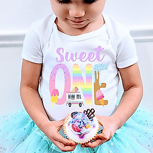 Sweet one ice cream birthday shirt sweet one birthday shirt ice cream birthday shirt first birthday shirt 1st birthday ice Cream bodysuit (18 months)