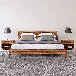 AC Pacific Aloe Luxury Soft Bedroom Aloe Vera Extract Infused Fabric Covered Memory Foam Mattress, Eastern King, White